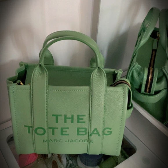 Marc Jacobs | Bags | Marc Jacobs Green Tote Bag | Poshmark